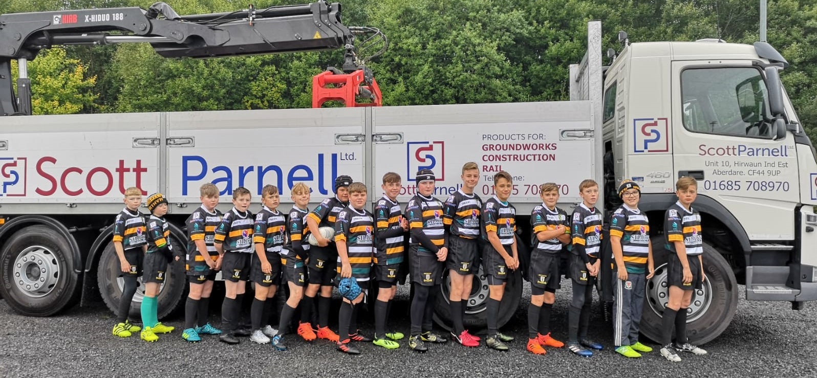 Merthyr RFC U13s supported by Scott Parnell – Scott Parnell